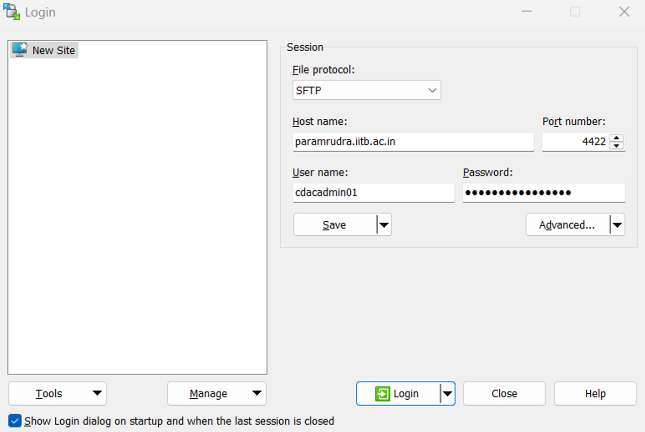 Transferring files between local machine and HPC cluster - IITB